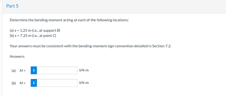 Solved Part 1 Use discontinuity functions to develop the | Chegg.com