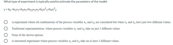 Solved What type of experiment is typically used to estimate | Chegg.com