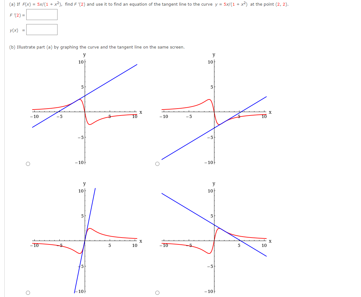 Solved (a) Find the slope m of the tangent to the curve | Chegg.com