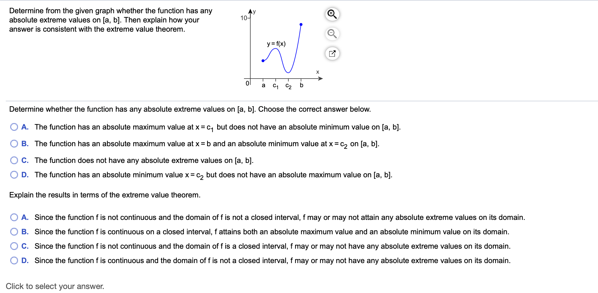 Solved Determine from the given graph whether the function | Chegg.com