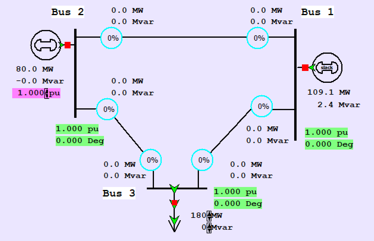 Solved Load Powerworld Simulator Case Problem 646 Plot The 