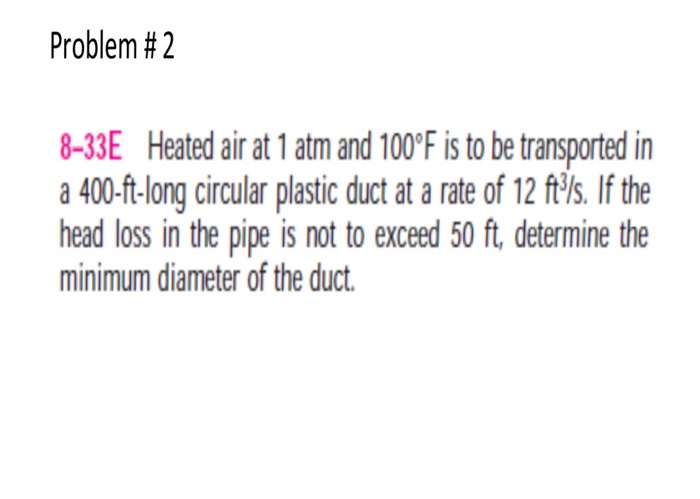 Solved Heated air at 1 atm and 100 degree F is to be | Chegg.com