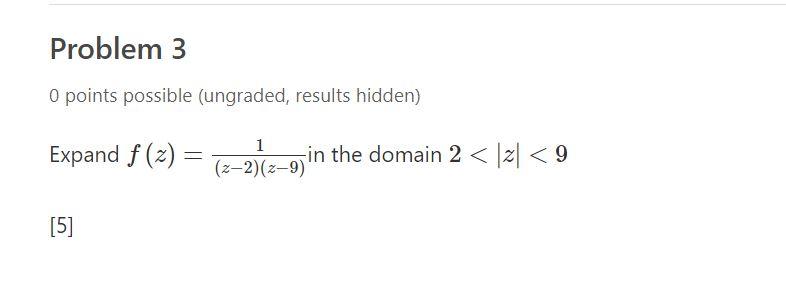 Solved Problem 3 O points possible (ungraded, results | Chegg.com