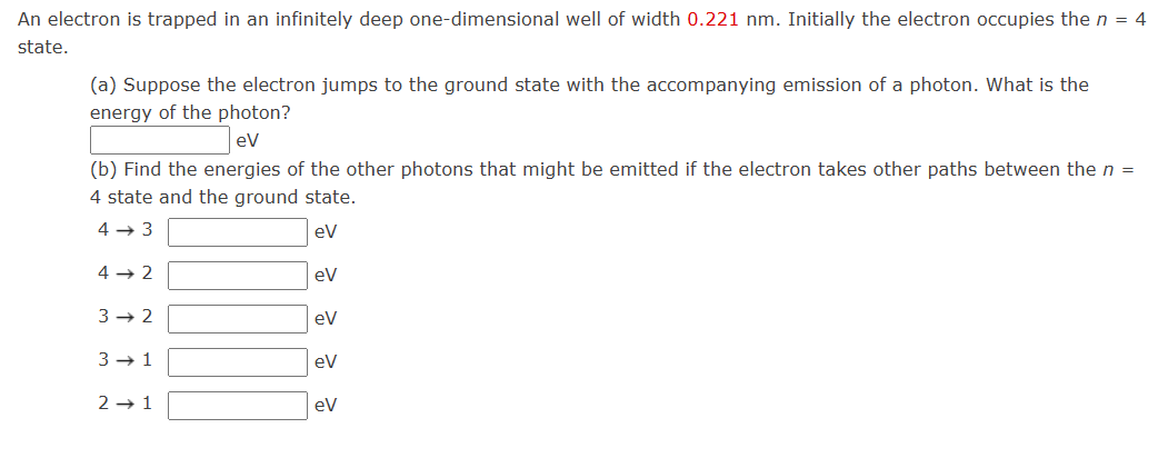 Solved An Electron Is Trapped In An Infinitely Deep