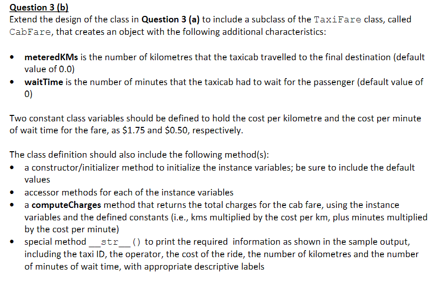 Solved Question 3 A Design And Implement A Class Called 2652