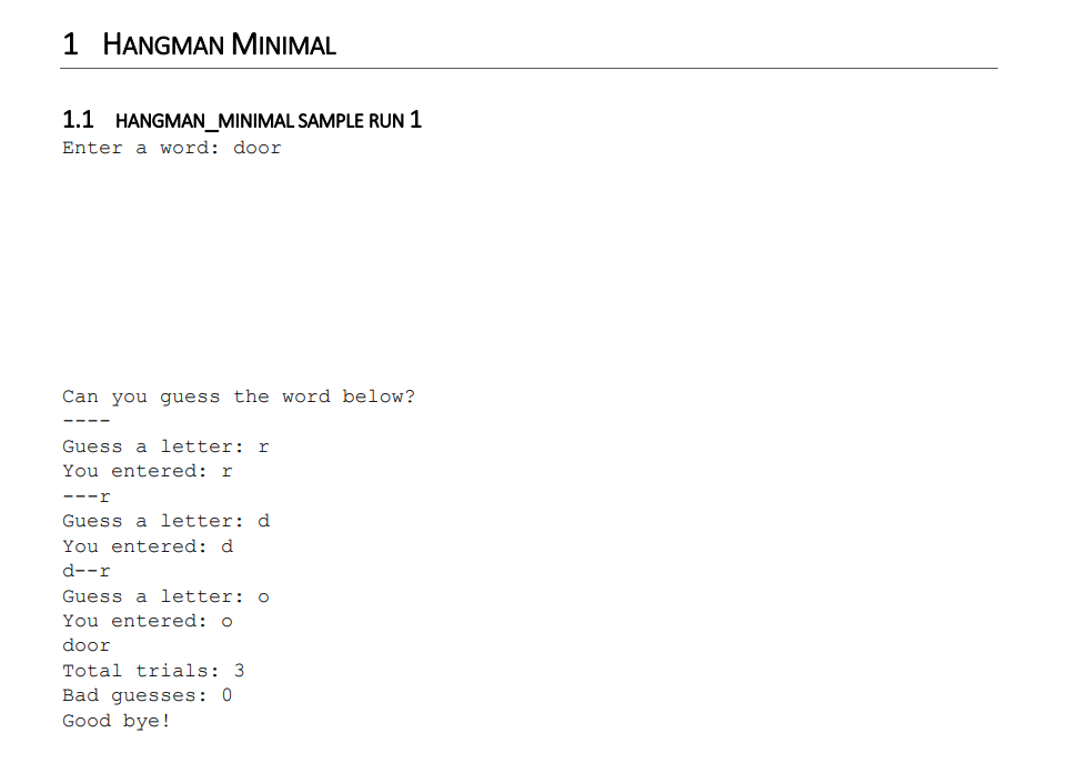 Solved Objective: string processing, game, review/reuse | Chegg.com