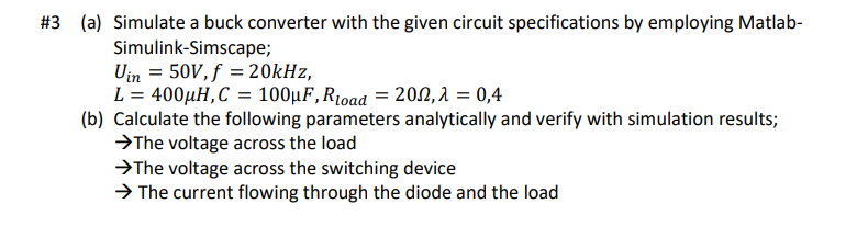 Solved buck converterSimulink implementation block diagram | Chegg.com