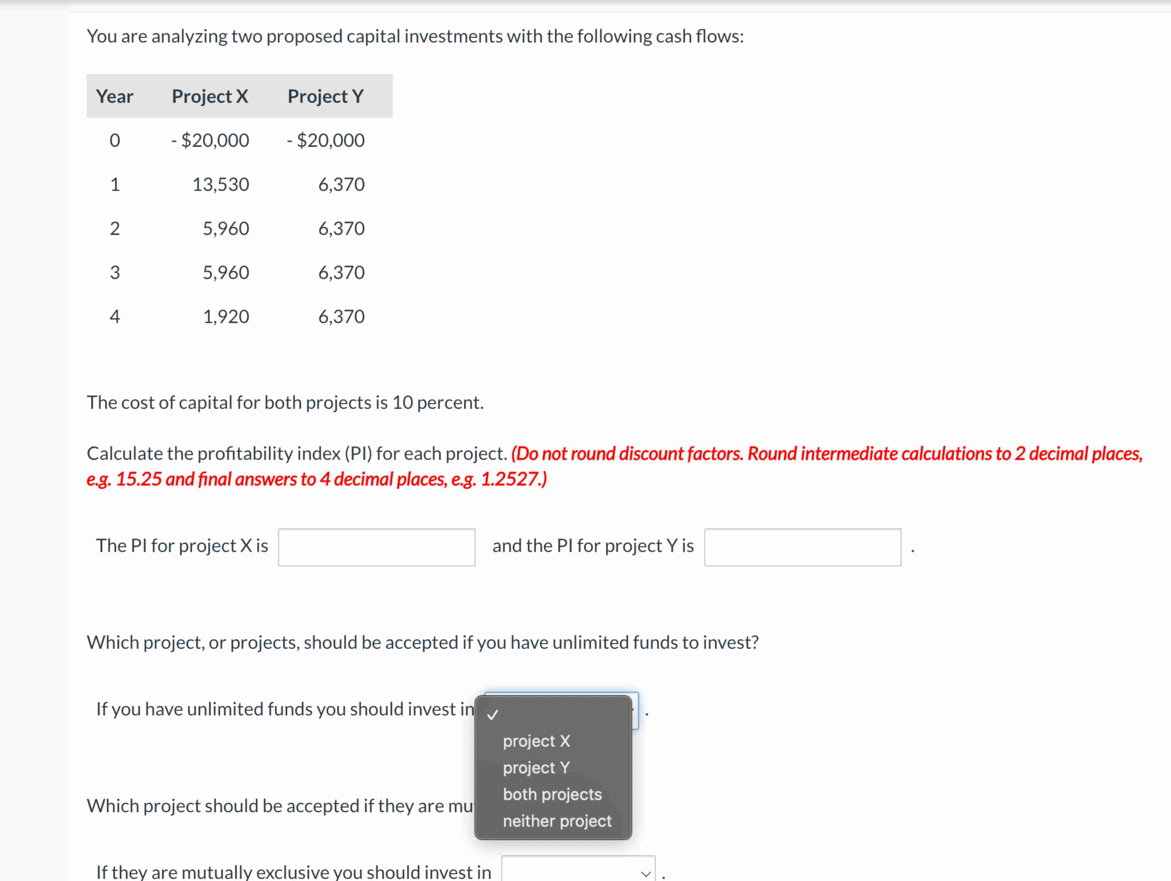 Solved Year Project Project Y- | Chegg.com