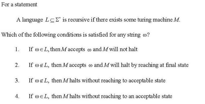 Solved For a statement is recursive if there exists some | Chegg.com