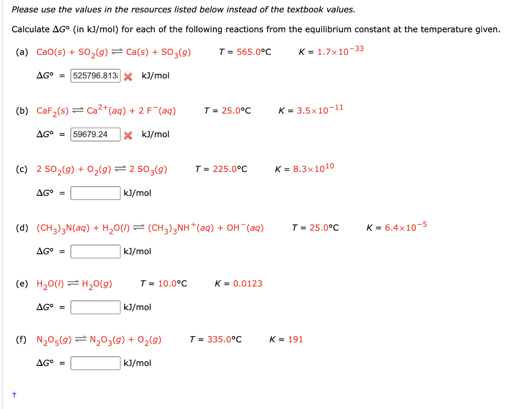 Solved Please use the values in the resources listed below | Chegg.com