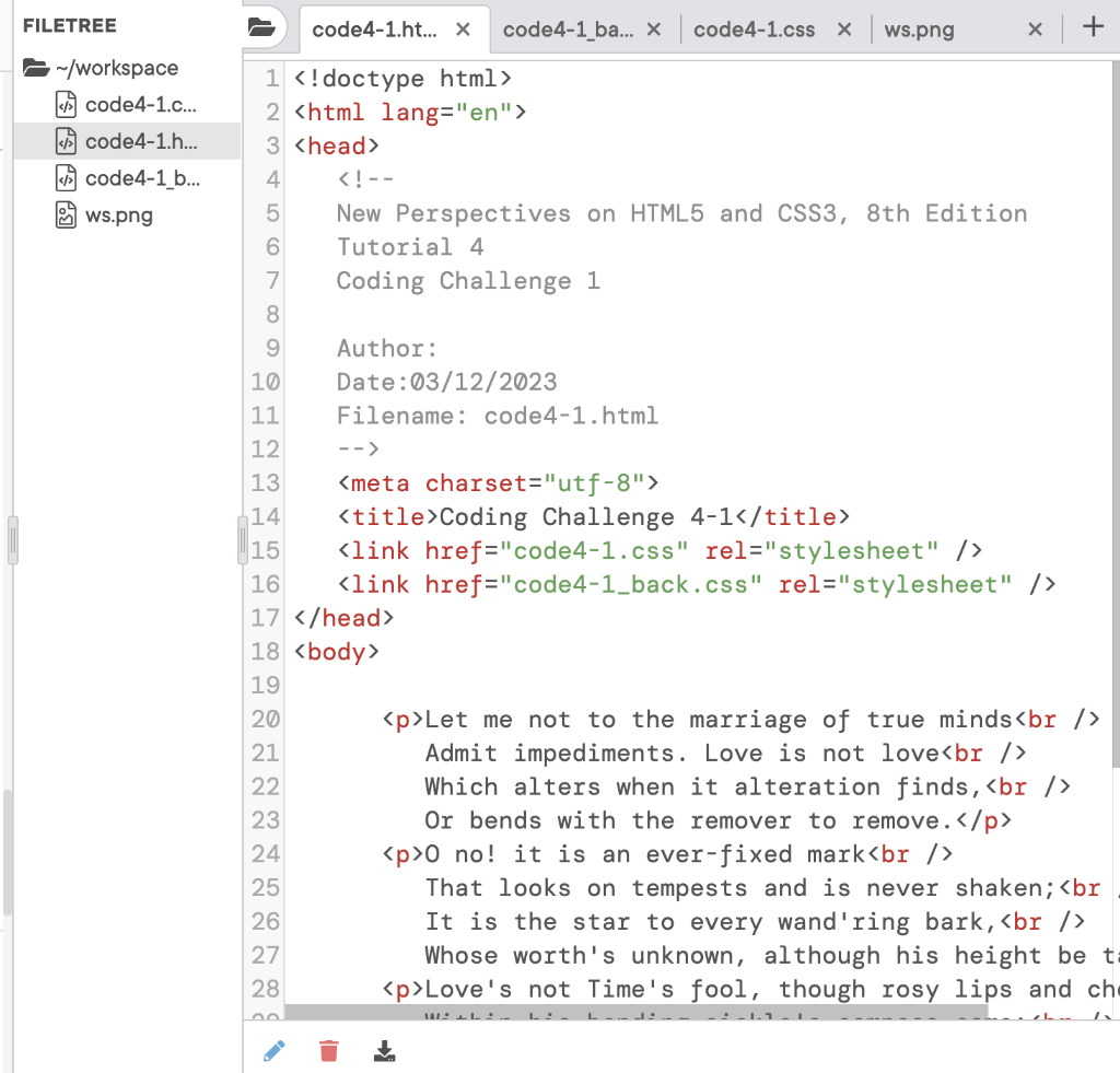 Solved Figure 4–64 shows a web page containing text from a | Chegg.com