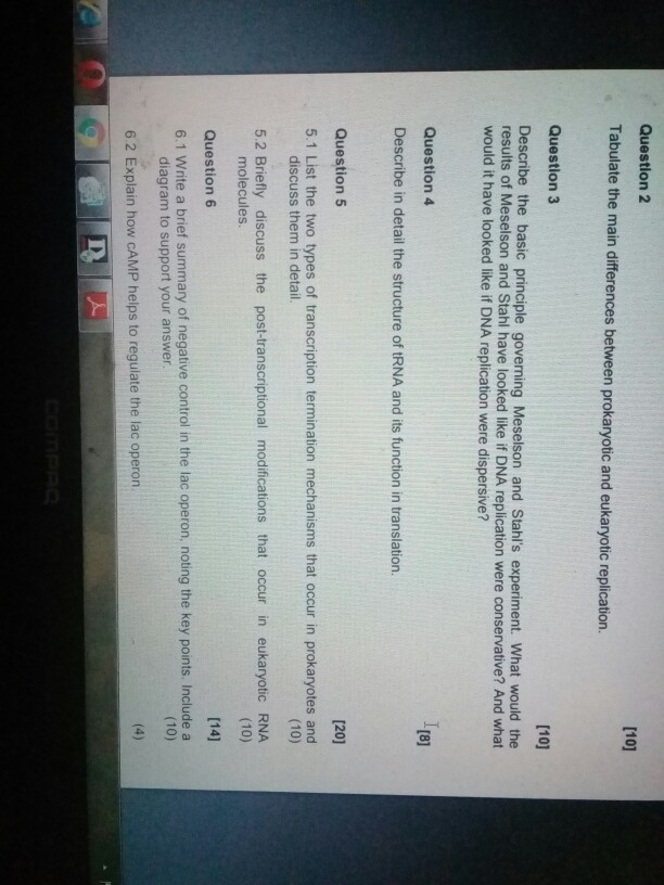 Solved Question 2 [10] Tabulate the main differences between | Chegg.com