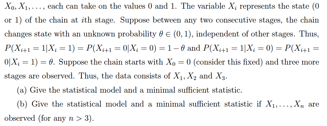 Solved 5. Consider a two state Markov chain, i.e., a | Chegg.com