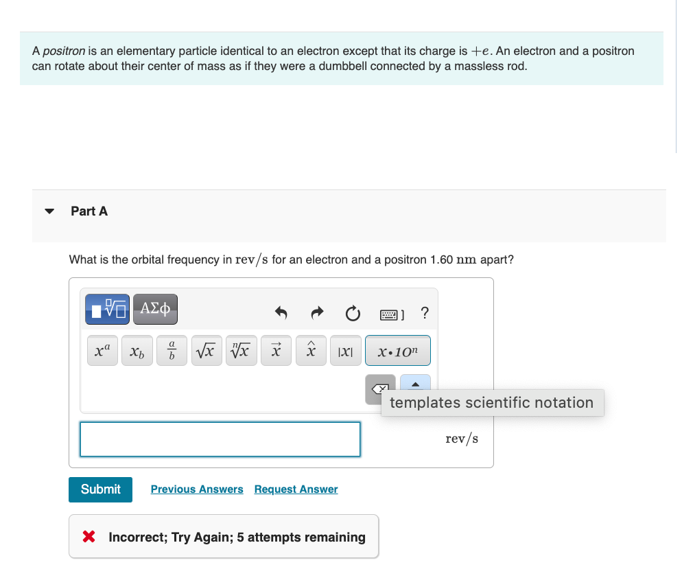 Solved A positron is an elementary particle identical to an | Chegg.com