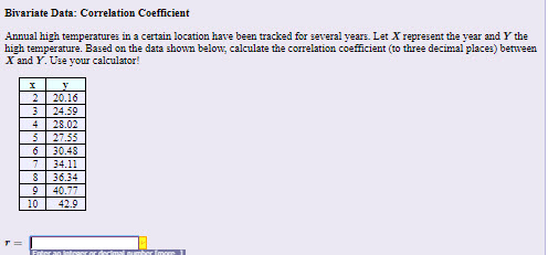 Solved Bivariate Data: Linear Regression You run a | Chegg.com