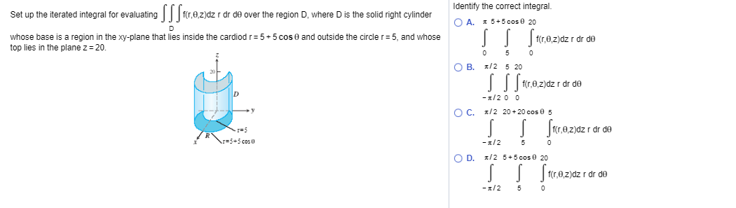 Solved Set up the iterated integral for evaluating SS | Chegg.com