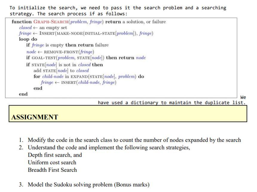 this is an Artifcial inteligence question solve with | Chegg.com