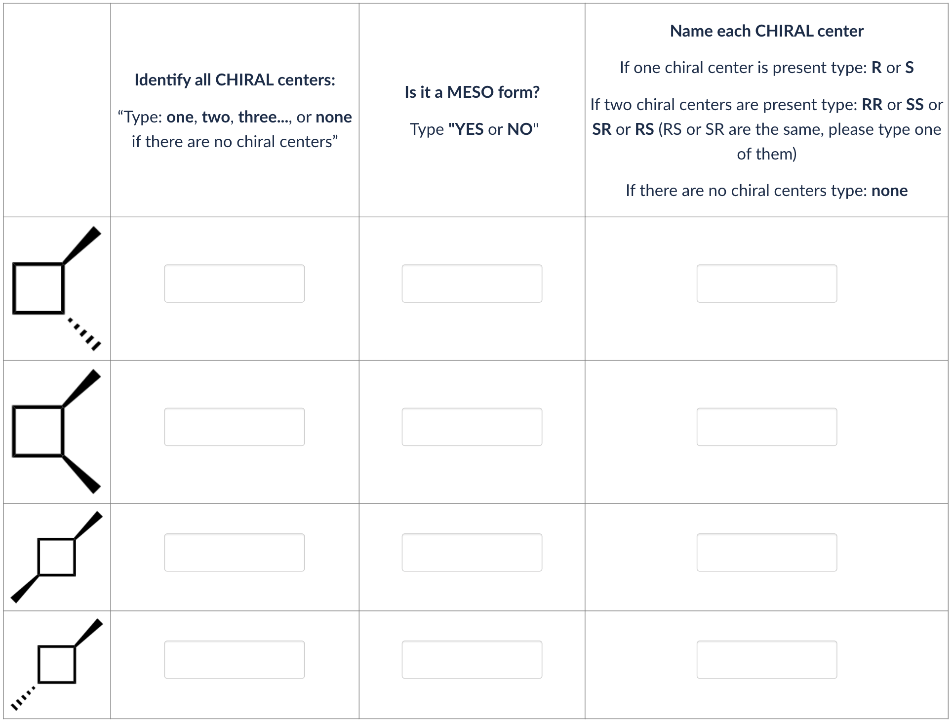 Solved Answer the questions and fill each box below: | Chegg.com
