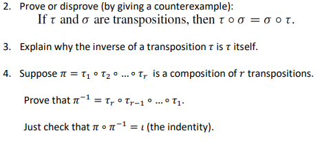 Solved 2. Prove or disprove (by giving a counterexample): If | Chegg.com