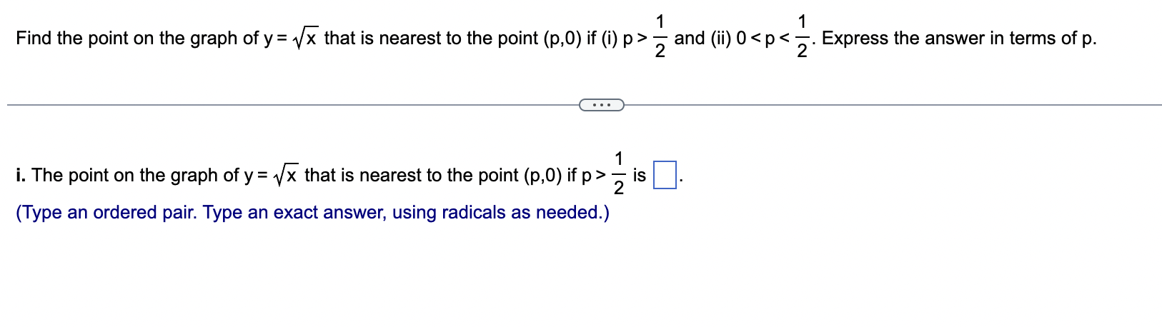 Solved Find the point on the graph of y=x that is nearest to | Chegg.com
