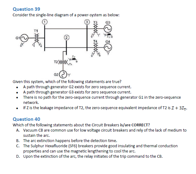 Solved Question 32 For a Double-Line-to-Ground (DLG/LLG) | Chegg.com
