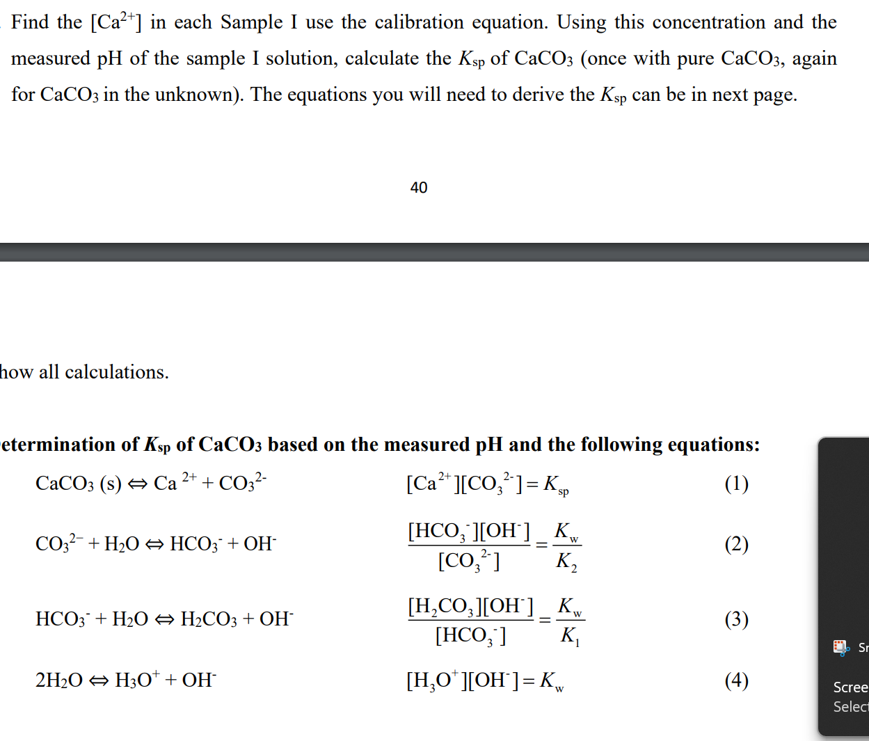 Solved Find [ca2+] in sample of cac03 with ph 9.25 and | Chegg.com