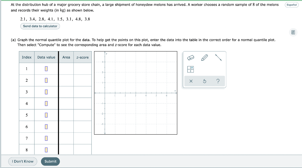 Solved At the distribution hub of a major grocery store | Chegg.com