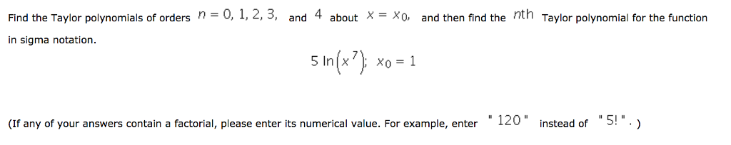 Solved Find the taylor polynomial n=0, 1, 2, 3, 4 of "Part A | Chegg.com