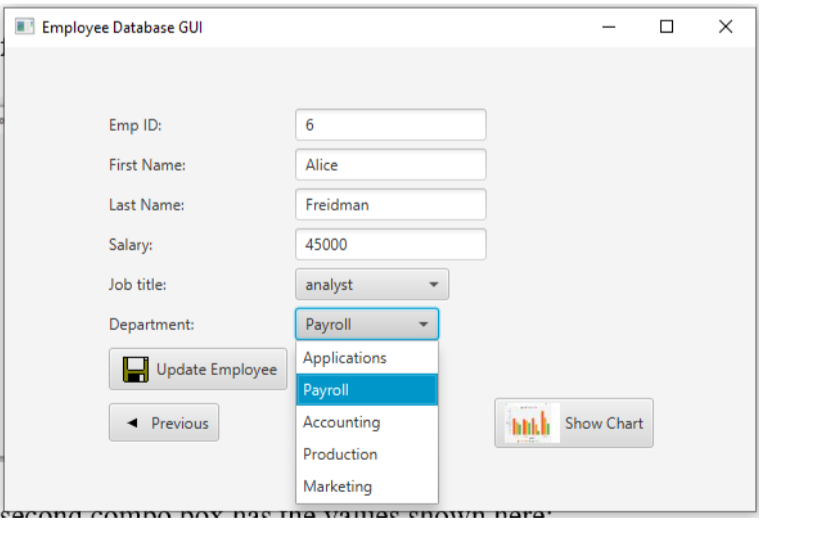 Solved PLEASE ONLY CREATE JAVA CODE FOR THE GUI SHOWN IN THE | Chegg.com