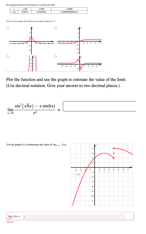 Solved Consider the one-sided limits. lim f(x) = 4 x2 lim | Chegg.com