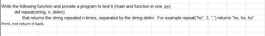 Solved Write the following function and provide a program to | Chegg.com