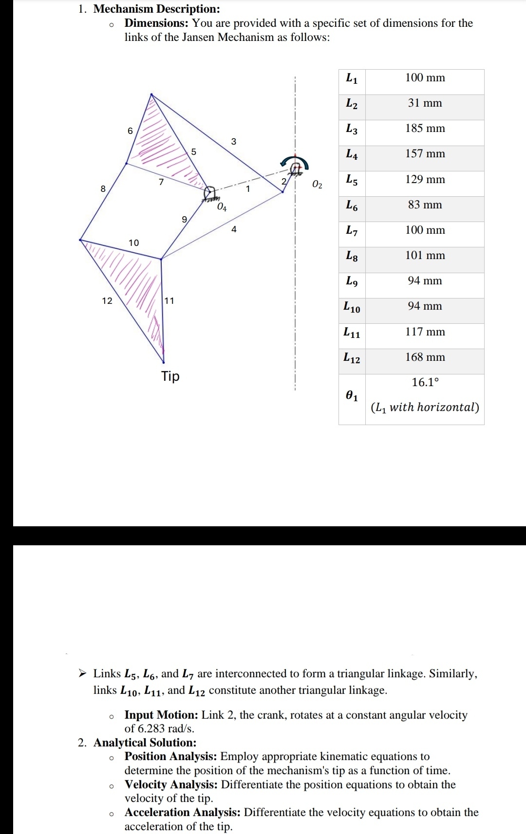 required: position, velocity and acceleration | Chegg.com