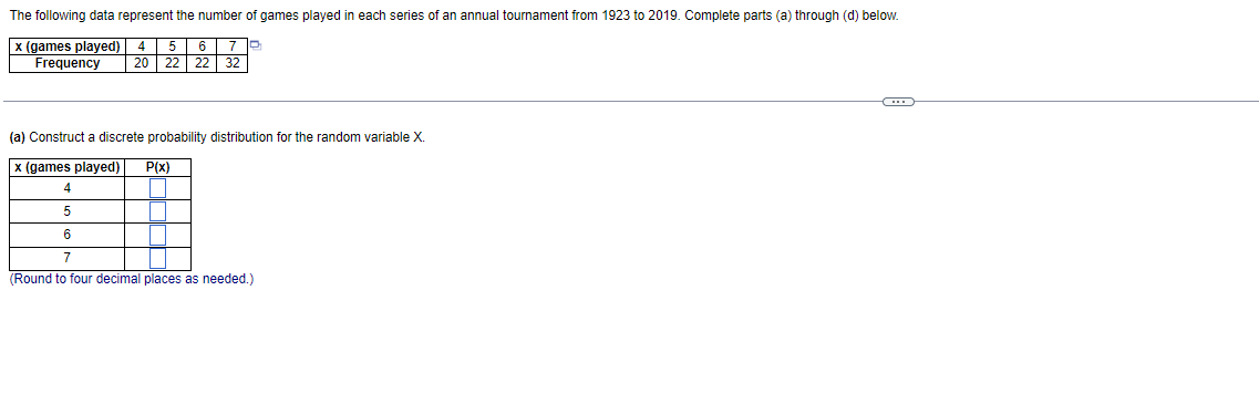 Solved (a) Construct a discrete probability distribution for | Chegg.com