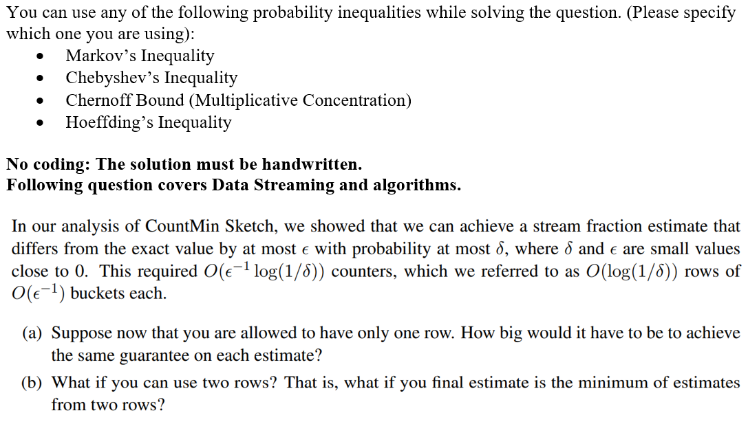 Solved You can use any of the following probability | Chegg.com