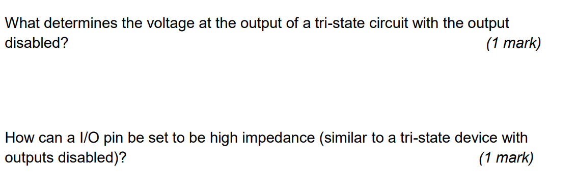 Solved What determines the voltage at the output of a | Chegg.com
