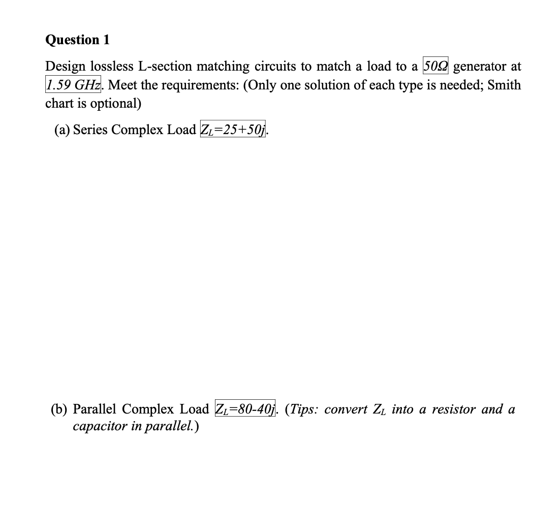 I want only the second answer [ Parallel Complex Load | Chegg.com