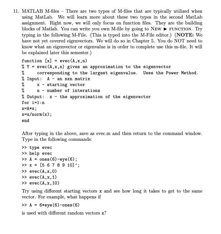 Solved We Will Be Working With The Following Matrix 1 2 3 0