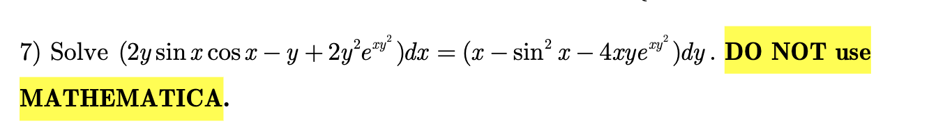 Solved 7) Solve | Chegg.com