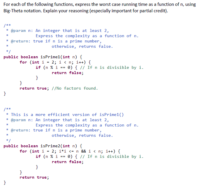 Solved For each of the following functions, express the | Chegg.com