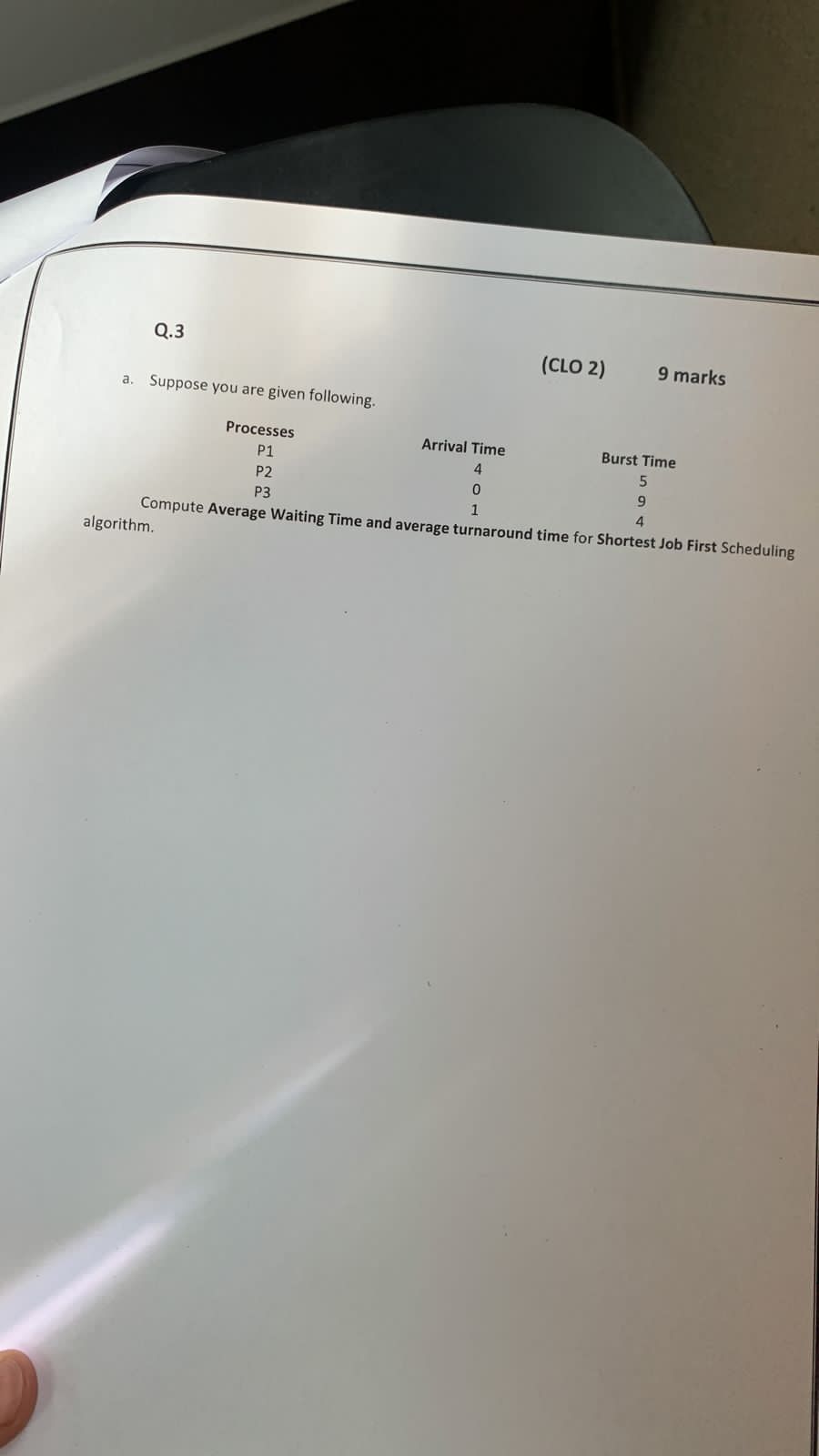 Solved a. Suppose you are given following. 9 marks Com | Chegg.com