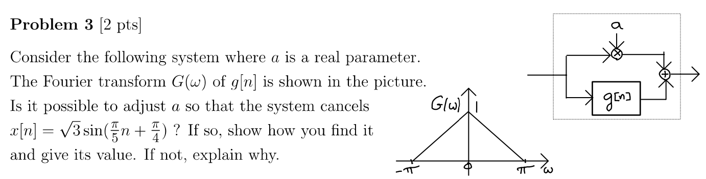 Solved Consider the following system where a is a real | Chegg.com