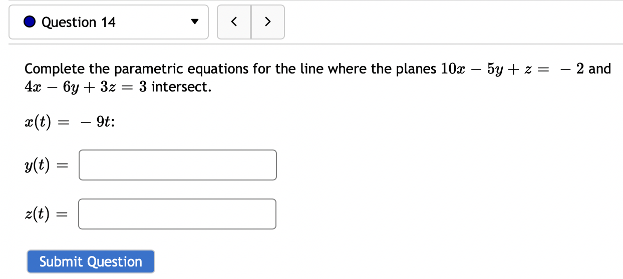 Solved Find a plane containing the line | Chegg.com