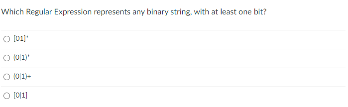 Solved Which input IS NOT accepted by the following Regular | Chegg.com