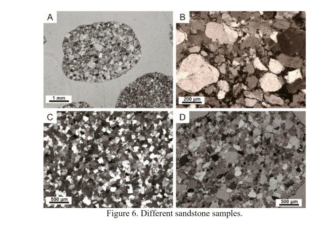 Solved Four figures of different sedimentary rocks say if | Chegg.com