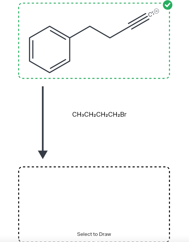 Solved CH3CH2CH2CH2Br Select to DrawA common alkyne starting | Chegg.com