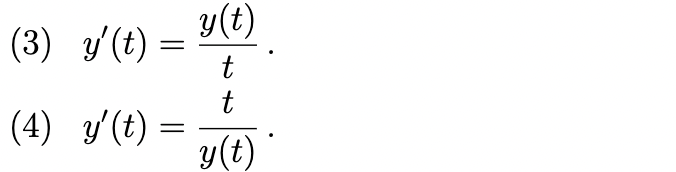 Solved Determine Whether The Following Des Are Linear Or