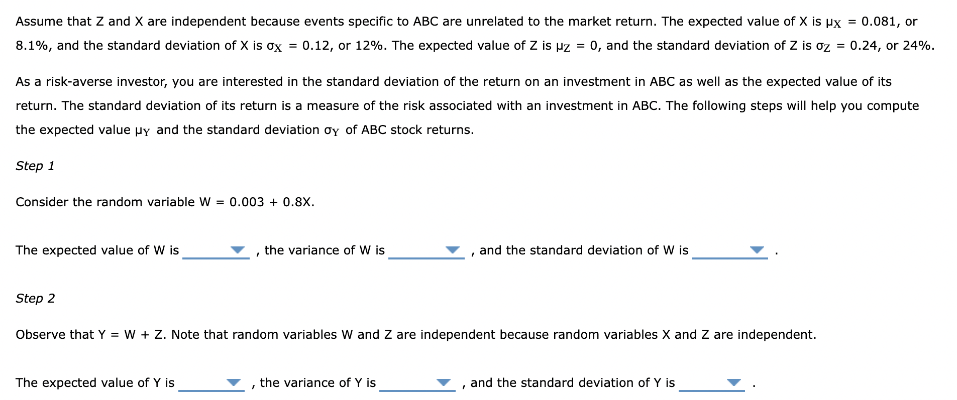 Solved 4. Expected value and variance of the sum of two | Chegg.com