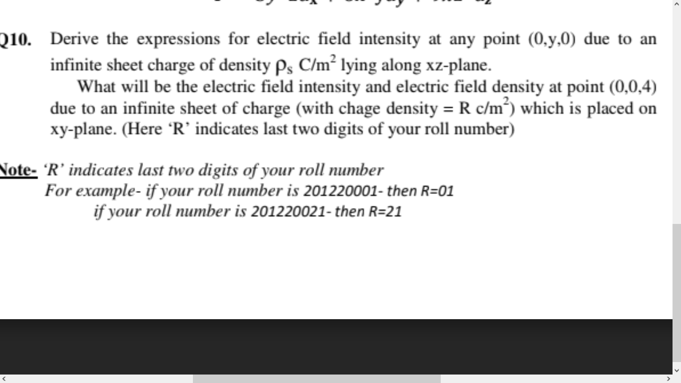 Solved Derive the expressions for electric field intensity | Chegg.com