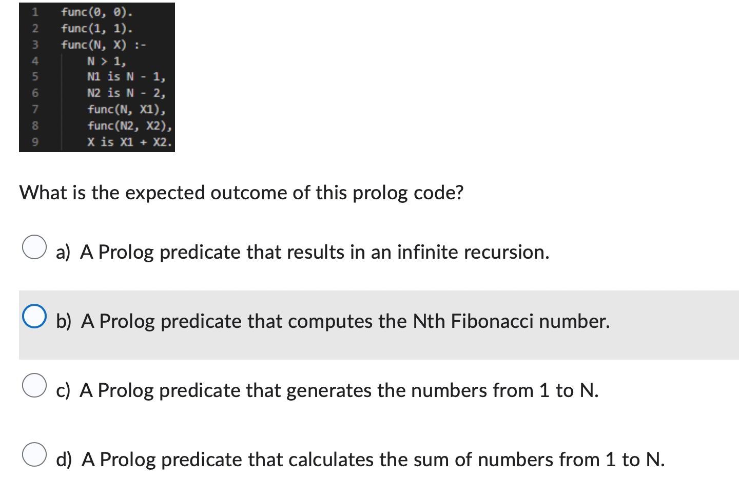 Solved What Is The Expected Outcome Of This Prolog Code A 8276