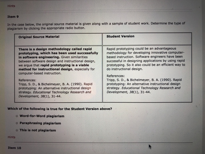 Solved Hints Item 6 In the case below, the original source | Chegg.com